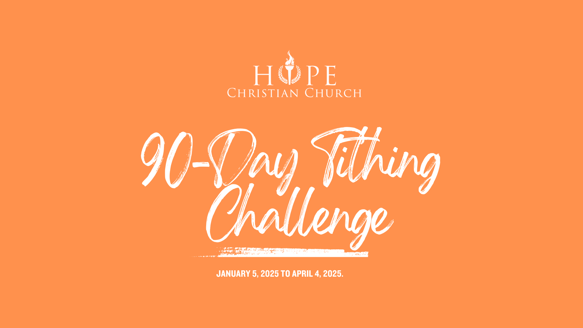 90 Day Tithing Challenge